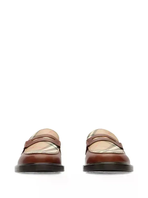 Burberry Leather Pembroke Loafers