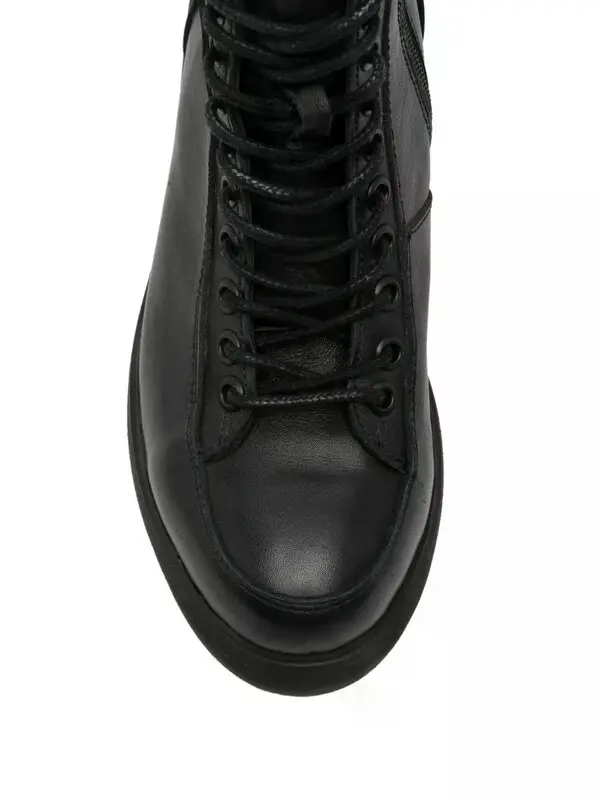 SERGIO MORETTI FIRENZE Lace-up Chunky Sole Ankle Boots