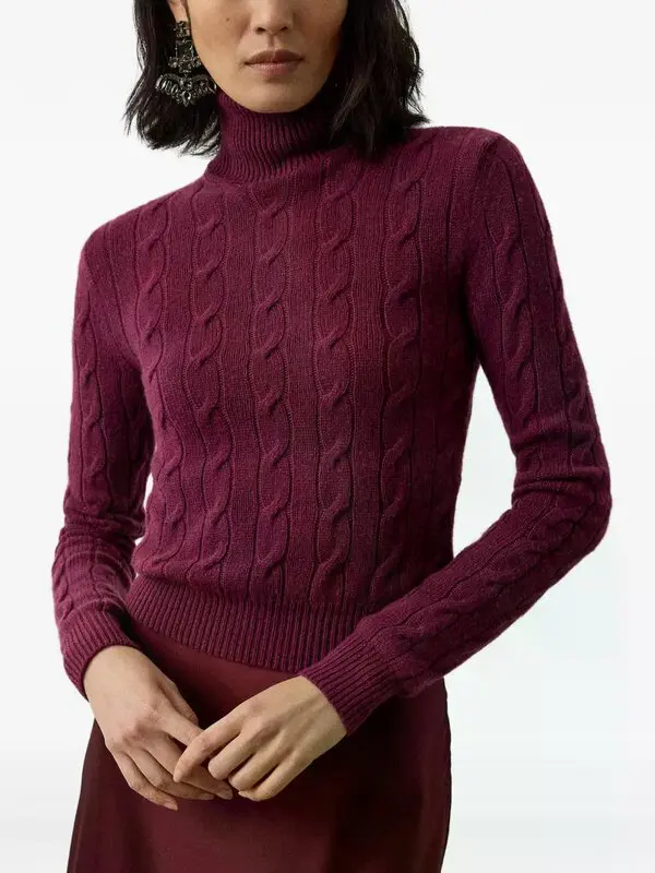 Ralph Lauren Cable-knit Turtleneck Sweater