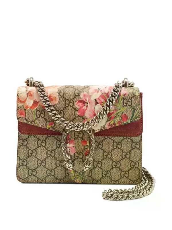 Gucci Dionysus Blooms Shoulder Bag - Neutrals