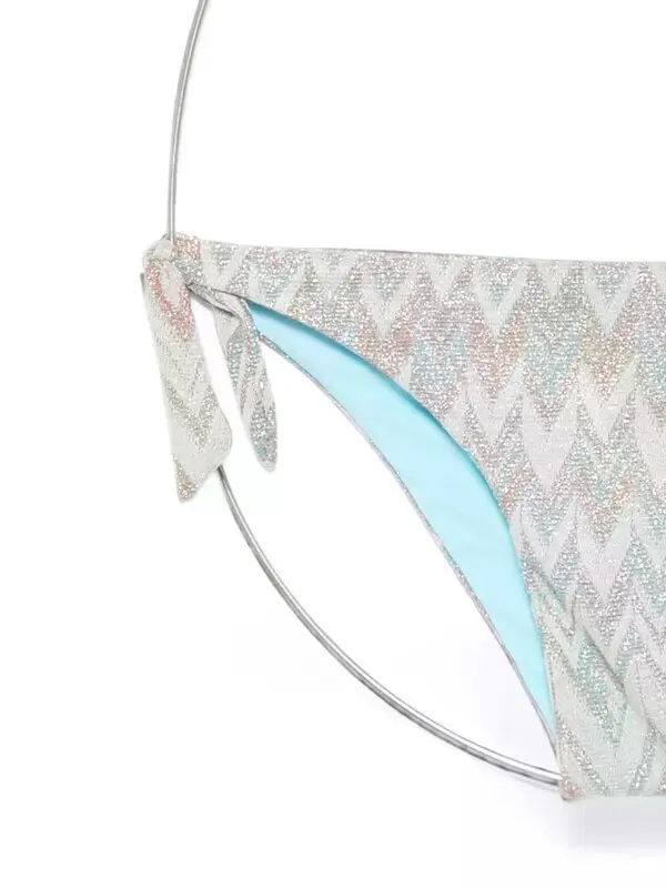 IU RITA MENNOIA Zigzag-knit Triangle Bikini