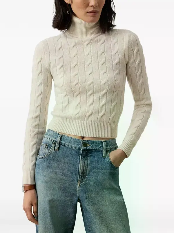 Ralph Lauren Cable-knit Turtleneck Sweater
