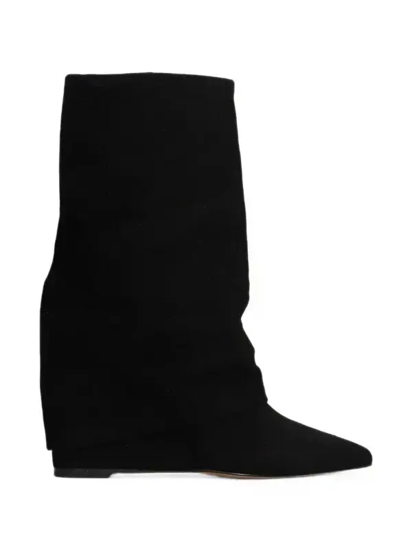THE SELLER Pointed-toe Wedge Boots