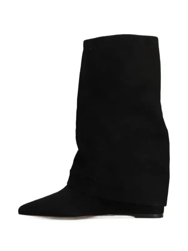 THE SELLER Pointed-toe Wedge Boots