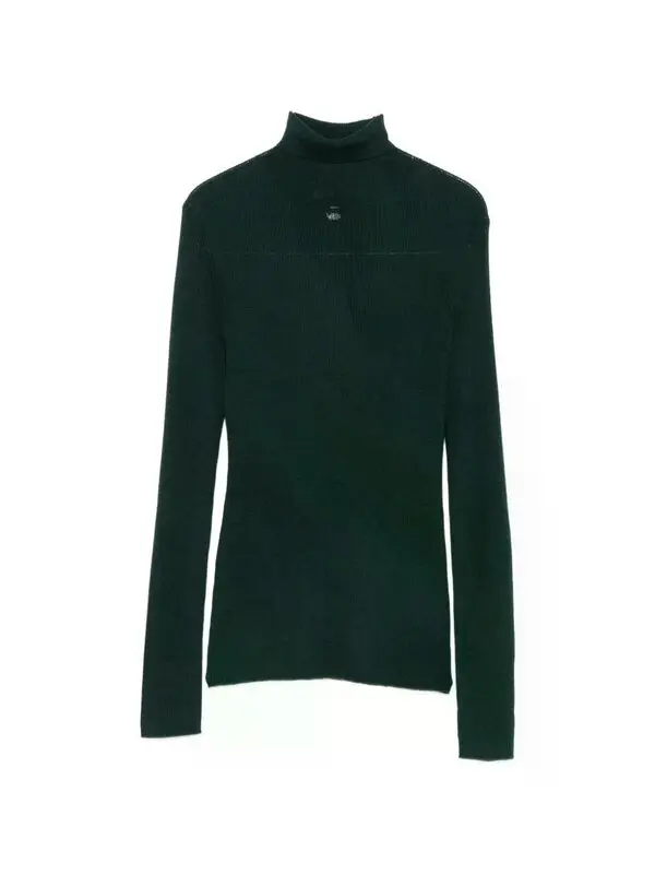 Maje Ribbed-knit Roll-neck Sweater