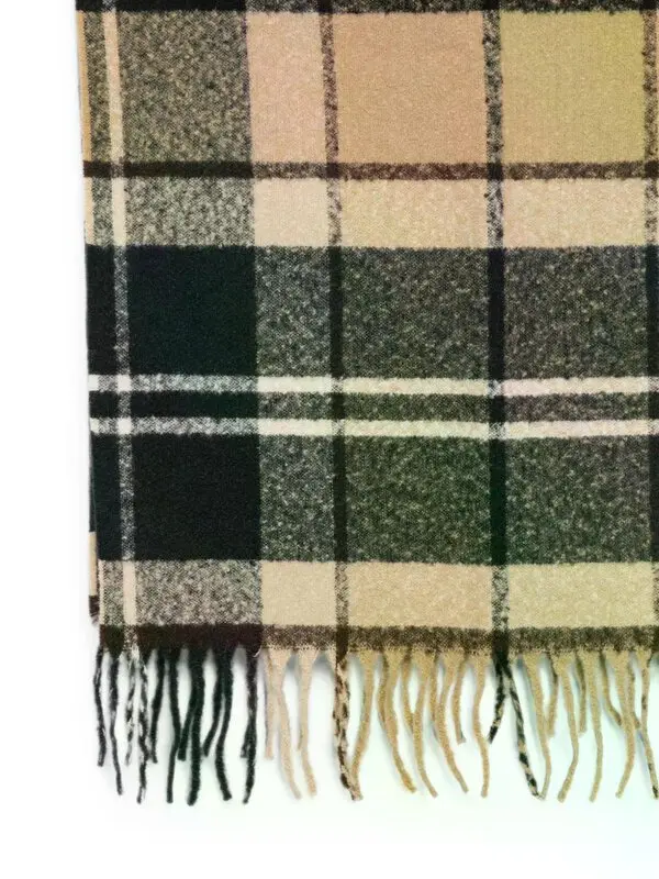 Barbour Deanna Tartan Fringed Scarf - Neutrals