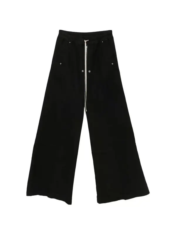 Rick Owens Drawstring Wide-leg Trousers - Black