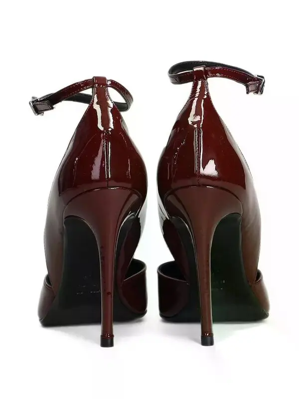CHANTAL Buckled Patent-finish Pumps