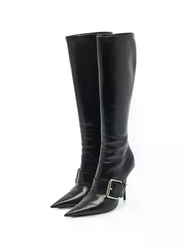 Balenciaga Knife Belted Knee-high Boots