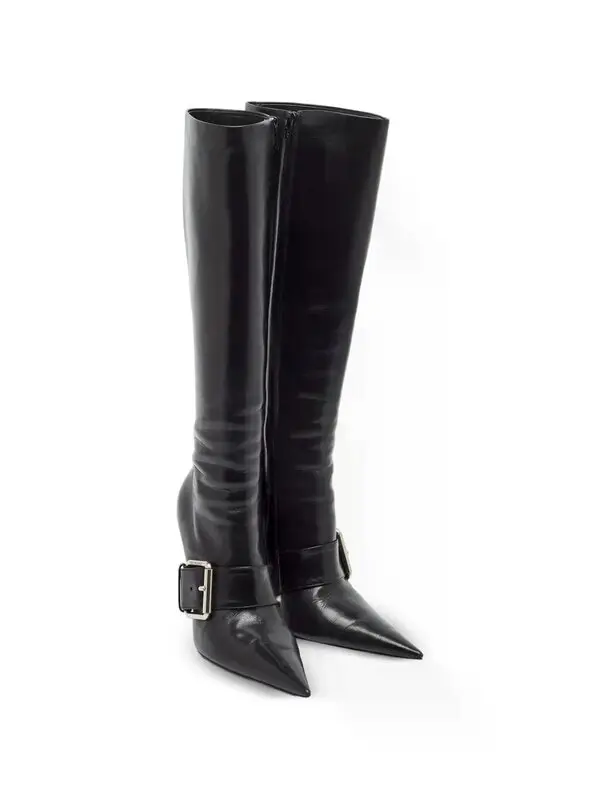 Balenciaga Knife Belted Knee-high Boots