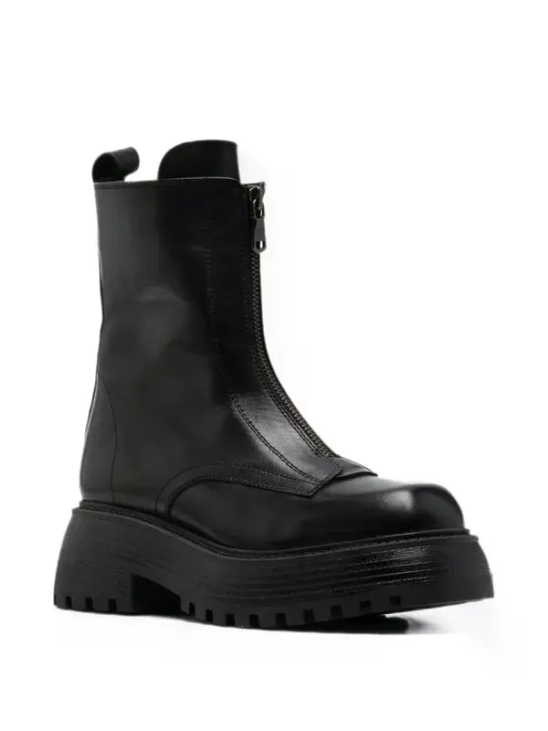 SERGIO MORETTI FIRENZE Zip-front Chunky-sole Boots