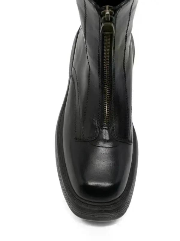 SERGIO MORETTI FIRENZE Zip-front Chunky-sole Boots