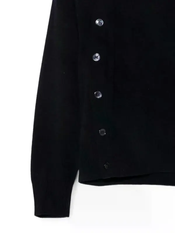 Seventy Button-fastening High-neck Cardigan