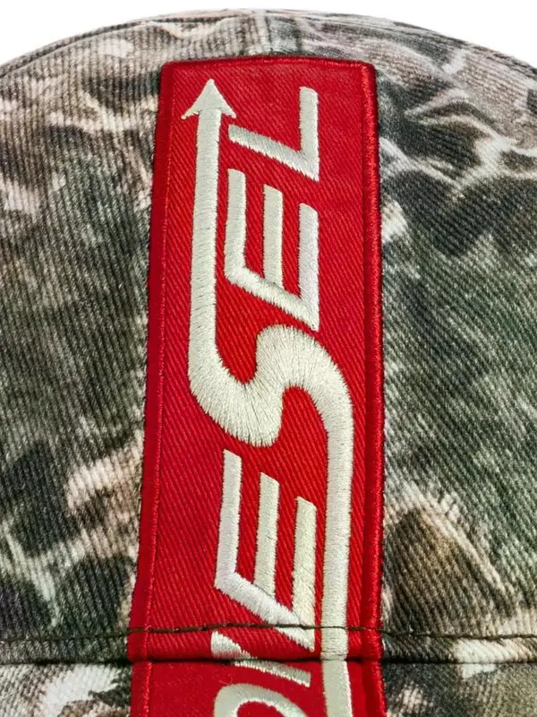 DIESEL® Logo-patch Tie-dye Baseball Cap