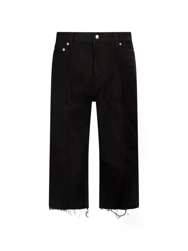 Rick Owens Raw-cut Cropped Trousers