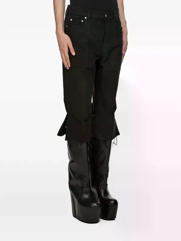 Rick Owens Raw-cut Cropped Trousers