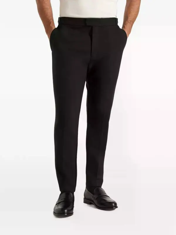 Manière De Voir Hubert Slim-fit Tailored Trousers - Black