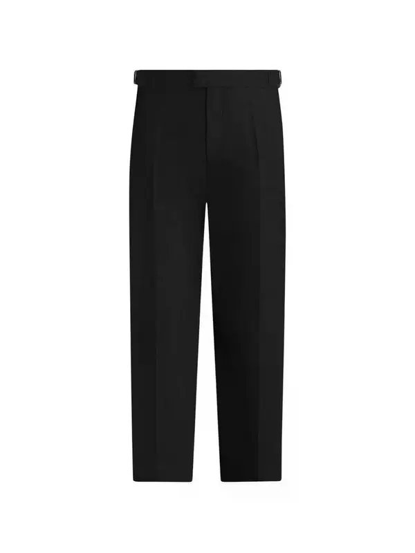 Manière De Voir Hubert Slim-fit Tailored Trousers - Black