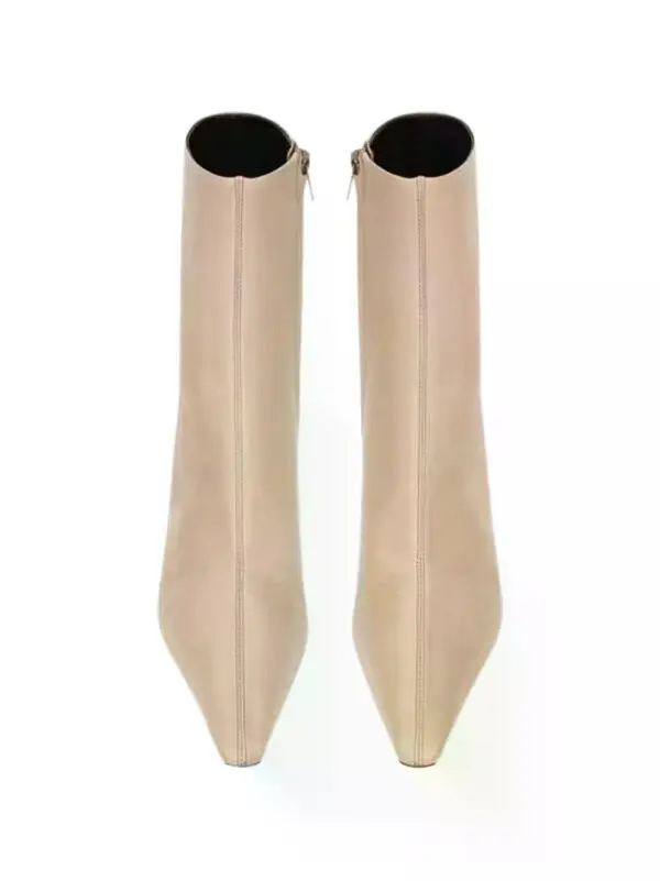 Saint Laurent Ashley Booties In Smooth Leather