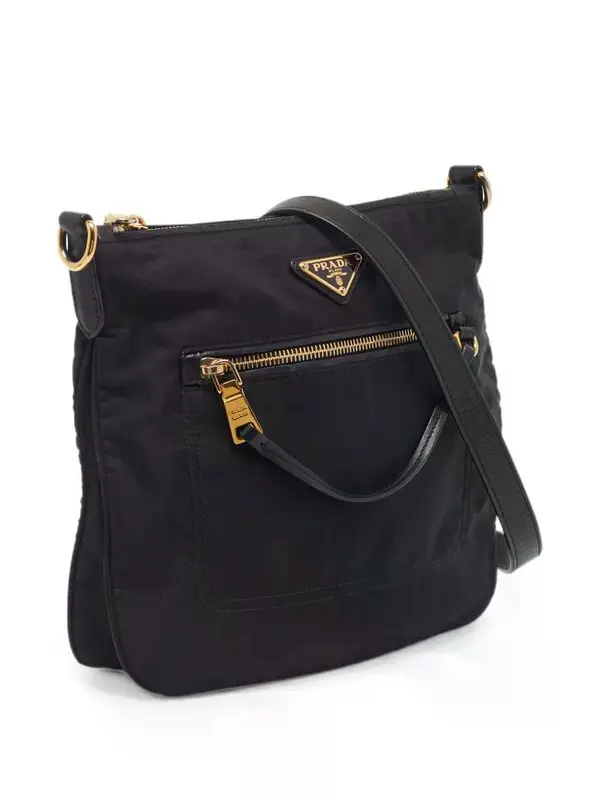 Prada Front Zip Crossbody Bag