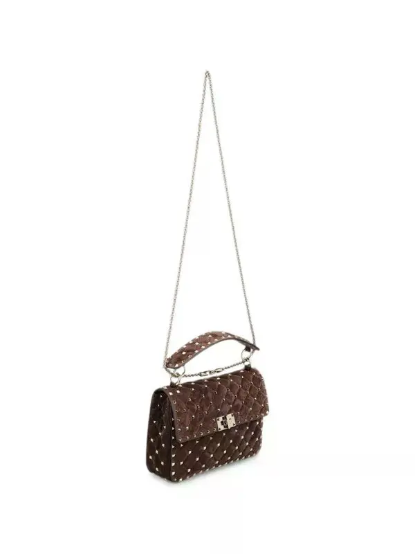 Valentino Garavani Rockstud Spike Medium Suede Bag