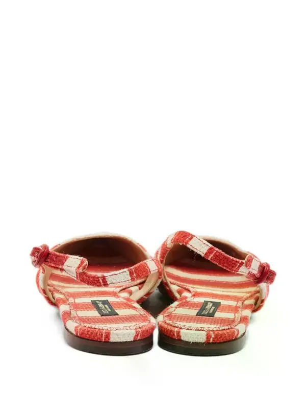 Dolce & Gabbana Pointed-toe Slingback Flat Pumps