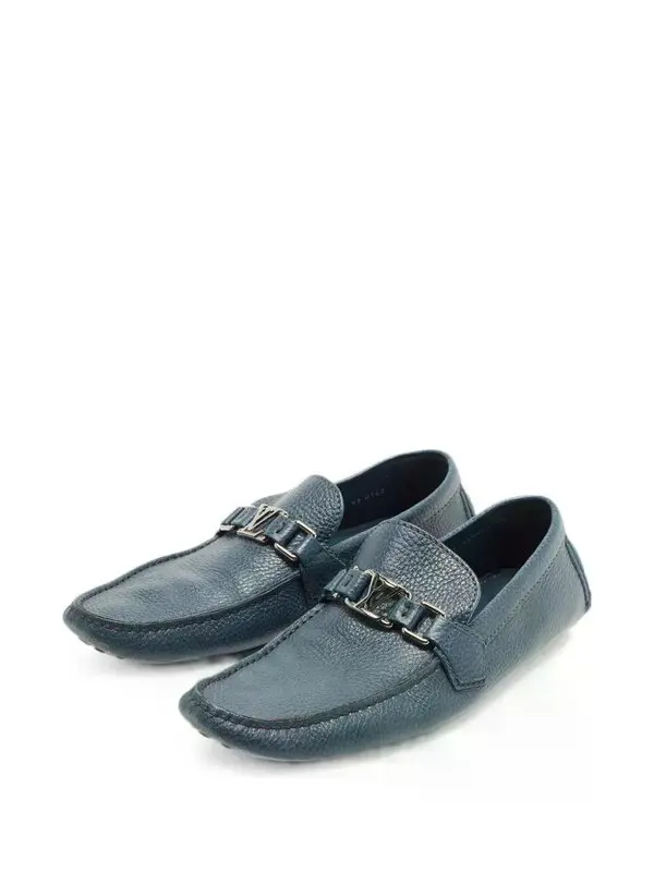 LOUIS VUITTON Hockenheim Leather Loafers