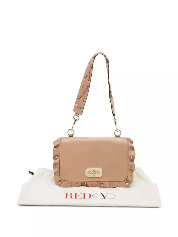 Red Valentino Rock Ruffled Shoulder Bag