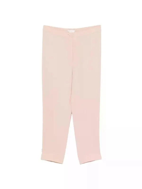 Marina Rinaldi Tailored Trousers With Elasticated Waistband - Pink