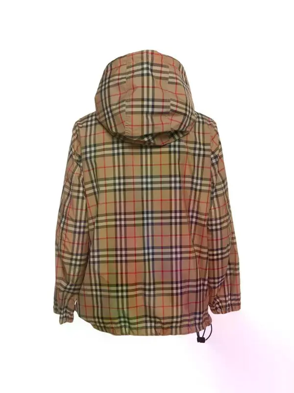 Burberry Vintage Check Pattern Hooded Jacket