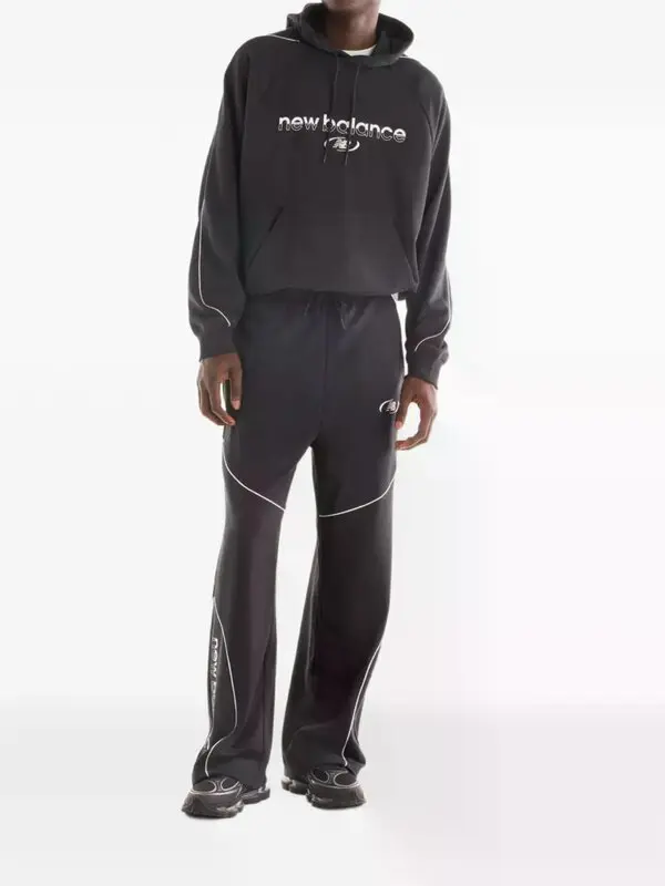 NEW BALANCE Trackside French-terry Crew Hoodie - Black