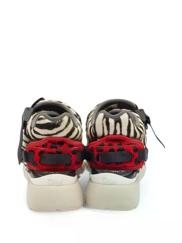 Chloé Sonnie Animal-print Sandals