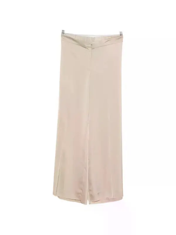Marina Rinaldi Tiglio Satin-finish Palazzo Pants