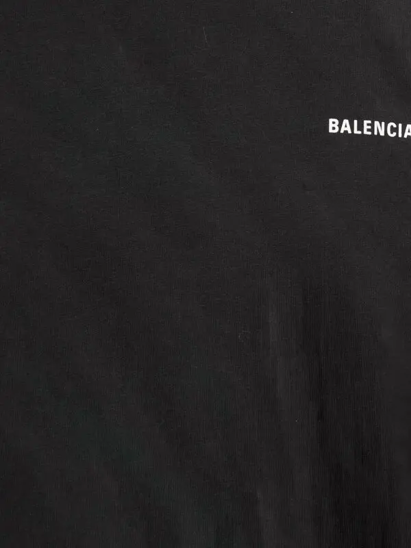 Balenciaga Logo-print Crew-neck T-shirt