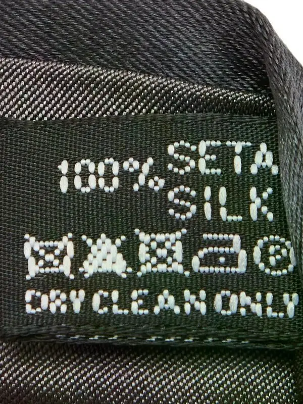 Giorgio Armani Logo Embroidered Tie