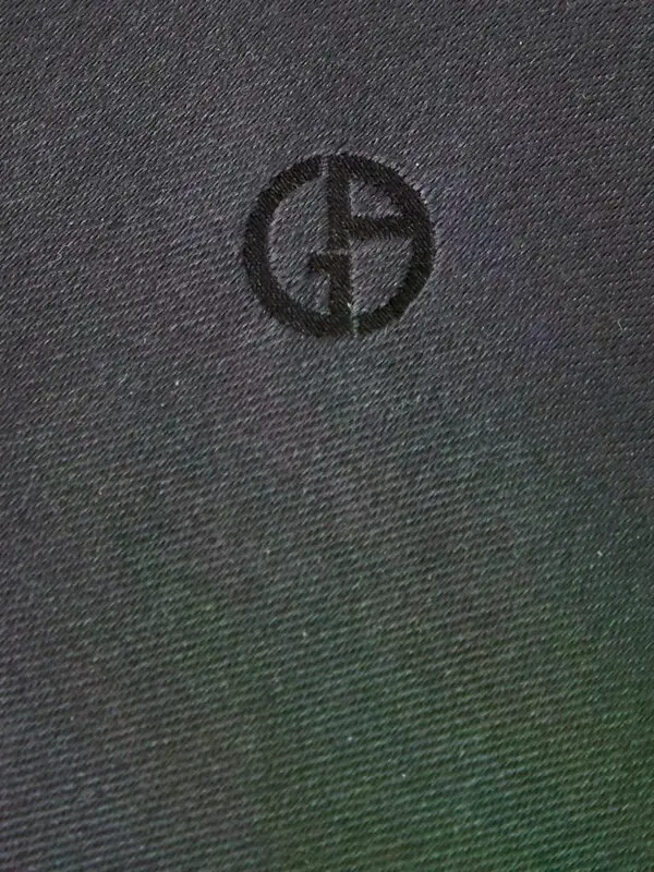 Giorgio Armani Logo Embroidered Tie