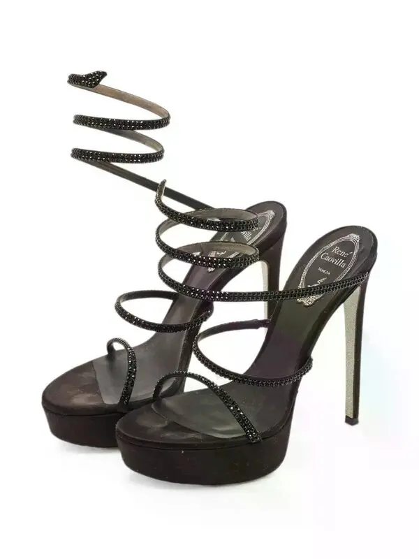 Rene Caovilla Cleo Crystal-embellished Sandals