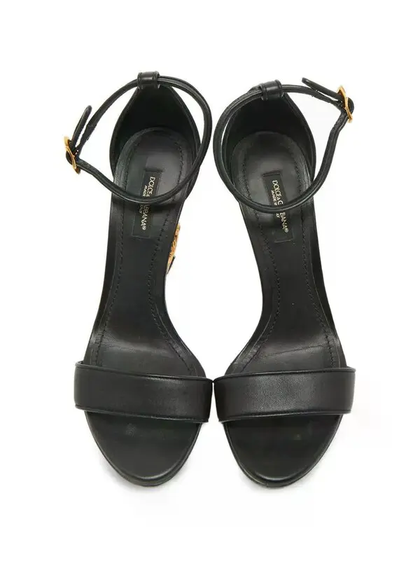 Dolce & Gabbana Keira Ankle Strap Sandals - Black