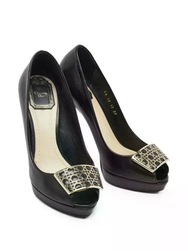 Dior Cannage-plaque Pumps