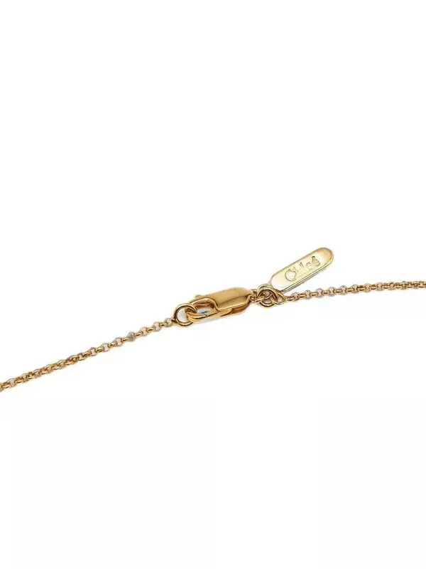 Chloé Tone Letter 'f' Pendant Necklace