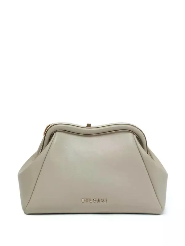 BVLGARI Serpenti Leather Pouch