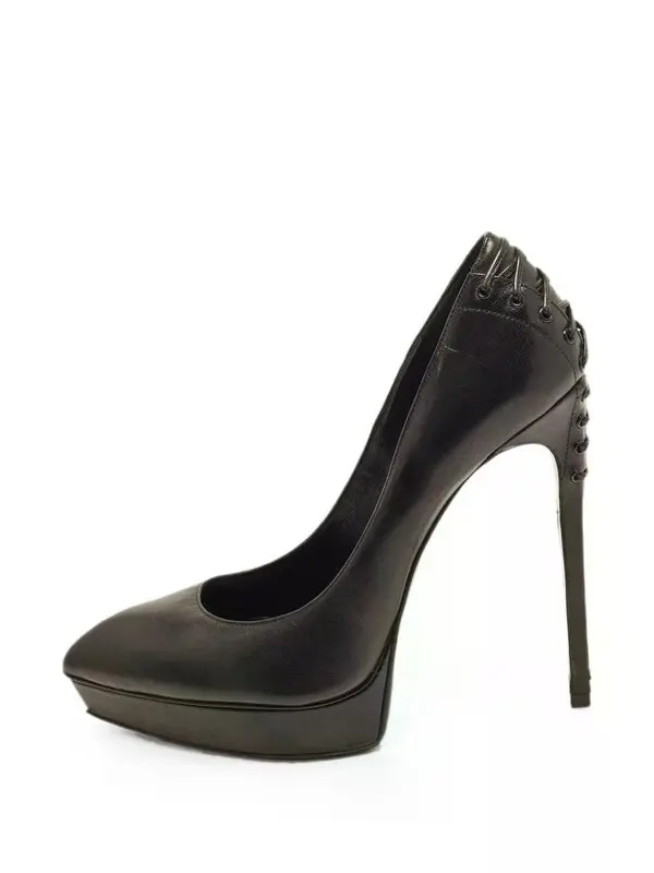 Saint Laurent Janis Lace-up Pumps