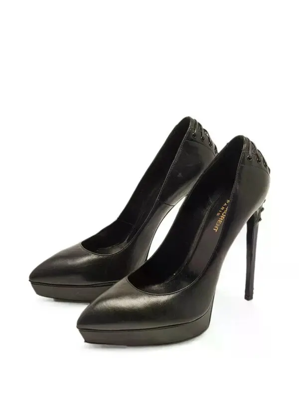 Saint Laurent Janis Lace-up Pumps