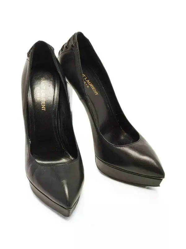 Saint Laurent Janis Lace-up Pumps
