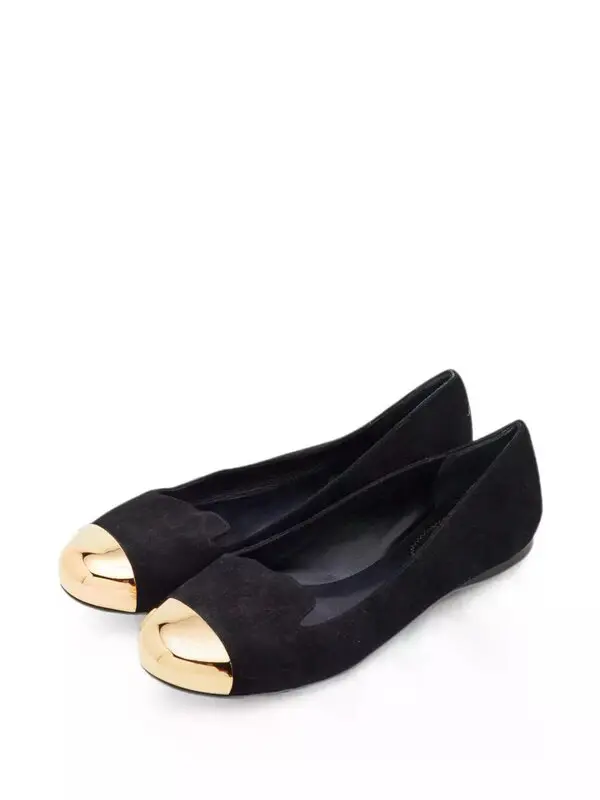 Saint Laurent Cap-toe Ballet Flats