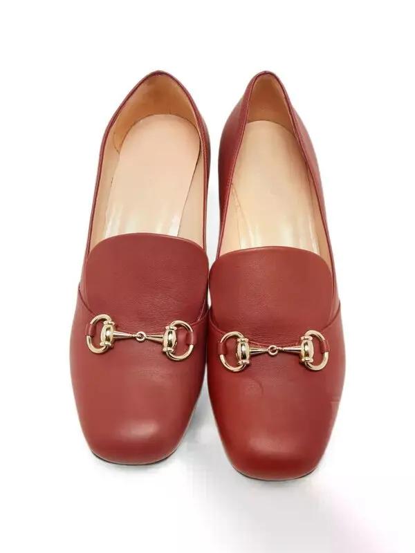 Gucci Horsebit Block Heel Pumps