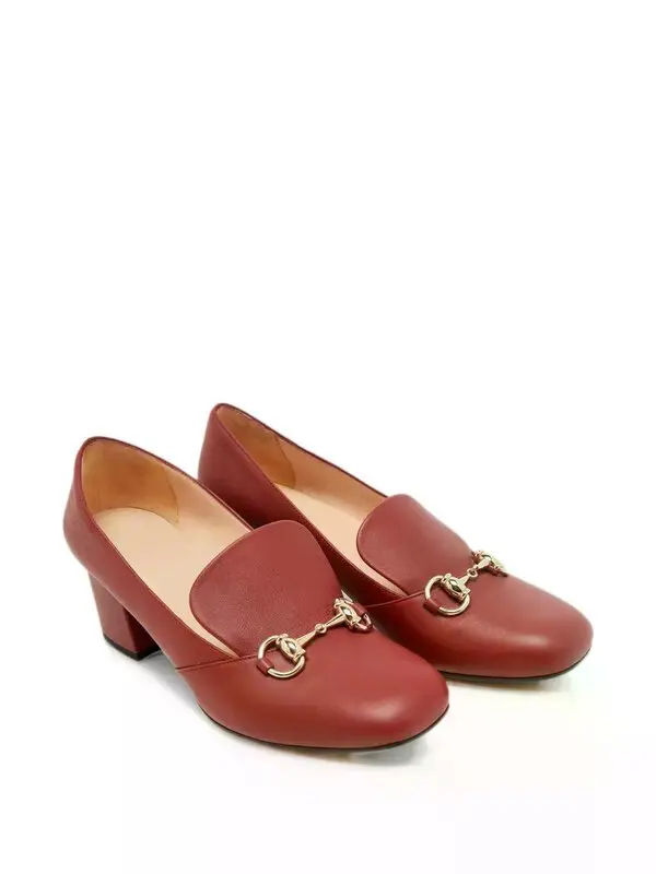 Gucci Horsebit Block Heel Pumps