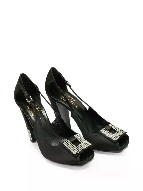 Valentino Garavani Crystal-embellished Heeled Pumps