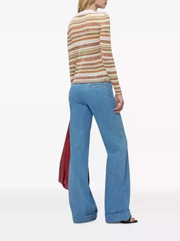 Missoni Ribbed Striped Viscose-blend Cardigan