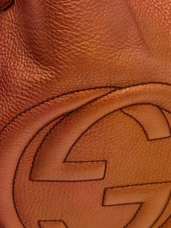 Gucci Soho Interlocking Gg Tote Bag - Orange
